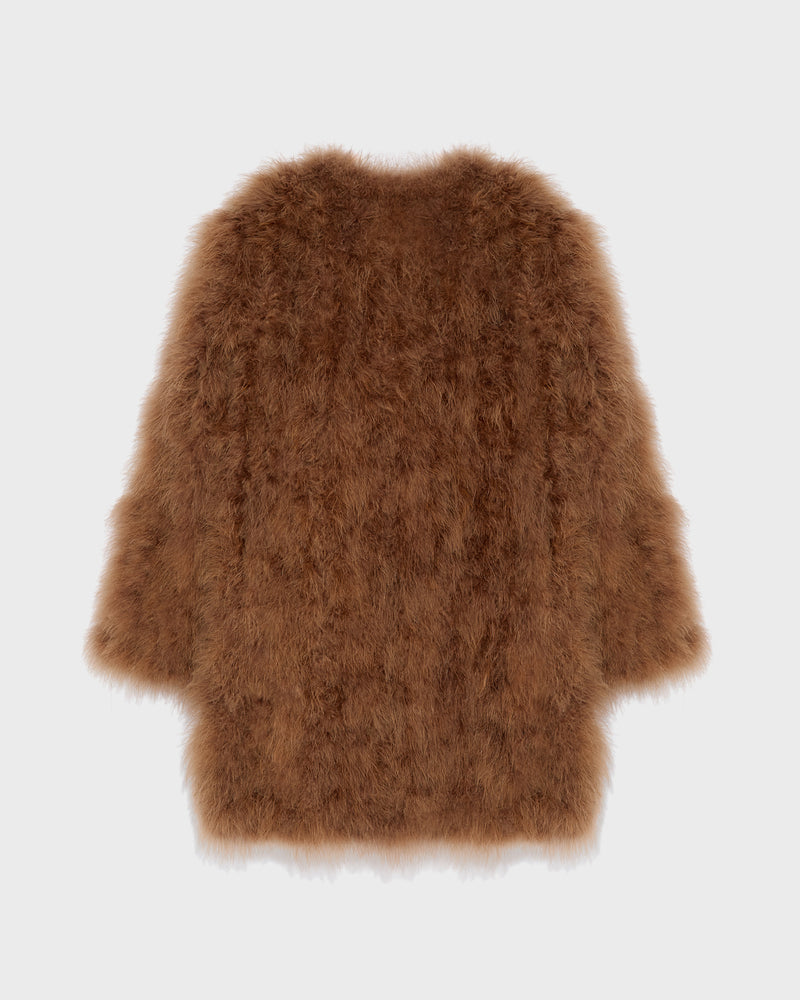 Yves salomon feather jacket store